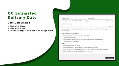 Oc Estimated Delivery Date Oc Estimated Delivery Date Show Accurate Delivery Times On