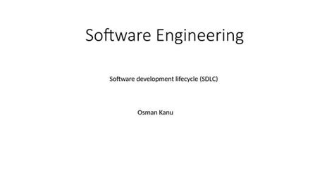Sdlc In Software Engineering Models Outlines The Plan For Each Stage So That Each Stage Of The