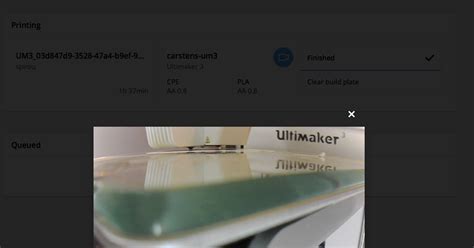 Cura Connect Print Marked Finished While Printing · Issue 3572