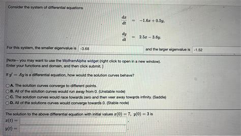 [answered] Consider The System Of Differential Equations For This Kunduz