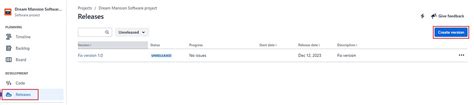 quick guide on fix versions in jira