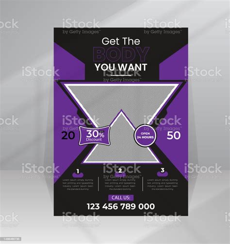 바디 피트니스 체육관 전단지 포스터 배너 템플릿 디자인 피트니스 클럽에 적합한 기업 비즈니스 전단지 강사에 대한 스톡 벡터 아트 및 기타 이미지 Istock