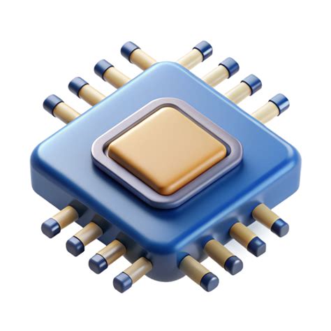 Extraordinary Minimalist A Single Levitating Microchip With Original 60336975 Png