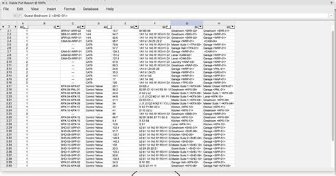 Cable Pull Report Issue Different Cable Types Connectcad Vectorworks Community Board