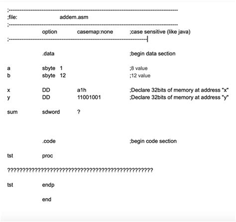 Solved Assembly Language Below Is My Question And I
