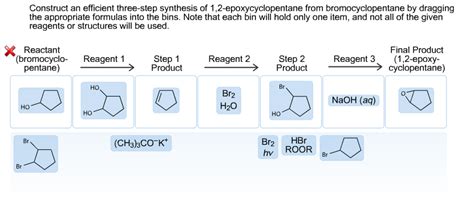 Solved Construct An Efficient Three Step Synthesis Of