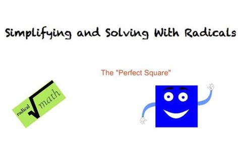 Flipped Video Simplifying Radicals Guided Notes By NJ Data Diva