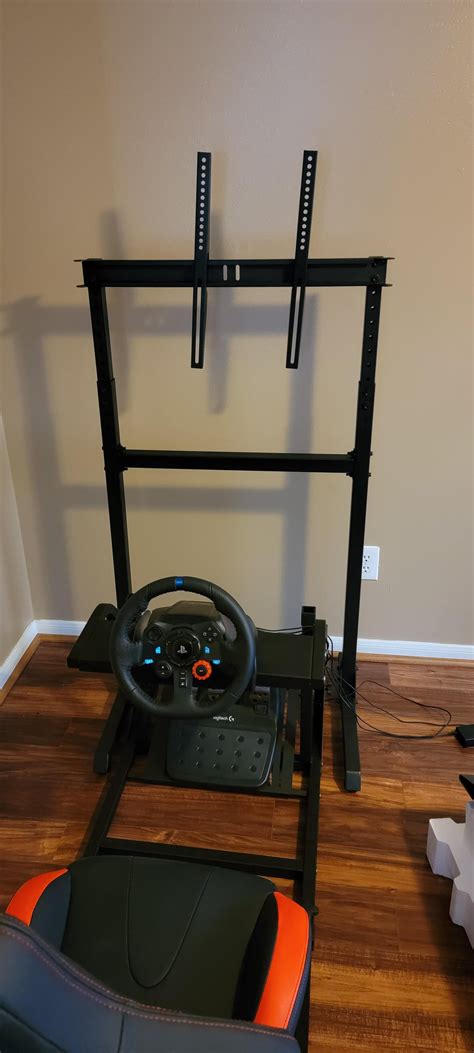 mounting a 49inch samsung crg9 to a next level racing single stand