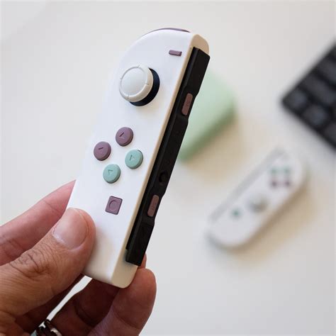 Custom Joycons Nintendo Switch Joy Con Controller Mods White With Grey