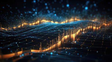 Premium Ai Image System Digital Data Flow Ai Generated