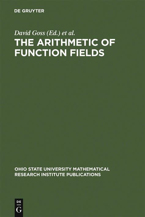 the arithmetic of function fields proceedings of the workshop at the