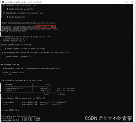 Windows系统上anaconda创建虚拟环境安装cuda、cudnn、pytorchconda创建cuda驱动 Csdn博客