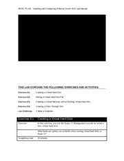 MLO Lab Worksheet MOAC Installing And Configuring Windows Server Lab