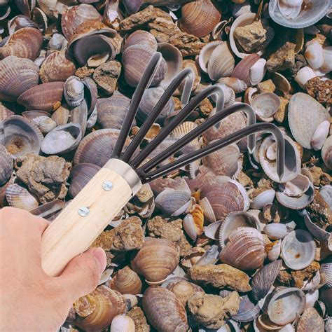Mlins Claw Rake Handheld Rake Clamming Claw Rake Beach Clam Digger Tool