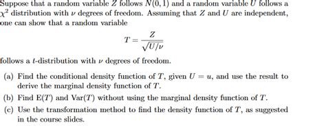 solved suppose that a random variable z follows n 0 1 and