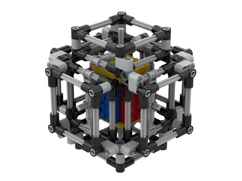 Lego Moc Hinged Cube V2 By Jemunoz0 Rebrickable Build With Lego
