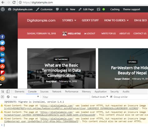 Wordpress Ssl Settings And How To Resolve Mixed Content Warnings