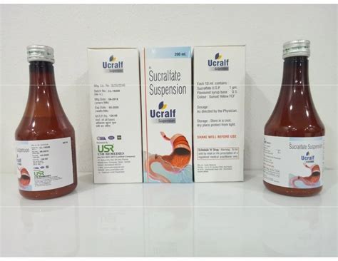 Sucralfate Suspension Syrup 200 Ml At ₹ 150bottle In Keshod Id