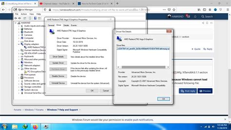 Windows 7 Modifying Driver Inf File To Work On Windows 7 Windows Forum