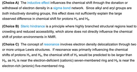 I Dont Understand Why Choice C Is Wrong Why Would Hb Have A Larger