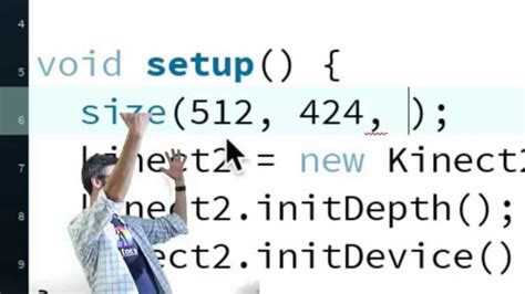 12 2 the depth image kinect and processing tutorial