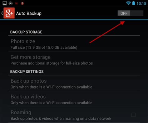 How To Disable The Google Auto Backup On IOS And Android