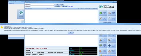 Optical Pos Sync Down SQL Connection Error Prompt After Login AutoCount Resource Center