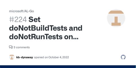 Set Donotbuildtests And Donotruntests On Actions Test Current Next