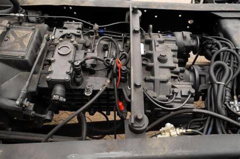 Premium Photo Engine Mounted On A Truck Mounted On A Truck