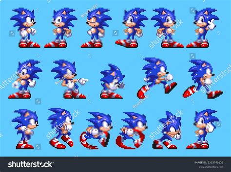 Classic Super Sonic Sprites