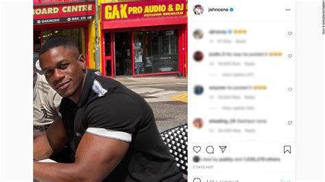 John Cena Posts His Black Twin Dubbed Jamal Cena Cnn