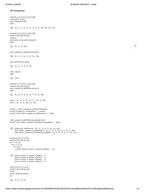 B 26set And Dict Colab Pdf Mathematical Objects Algebra