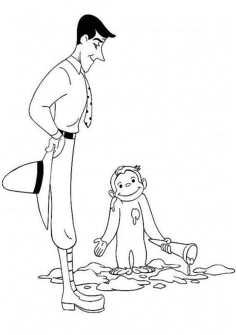 Free And Easy To Print Curious George Coloring Pages Ausmalbilder Coco
