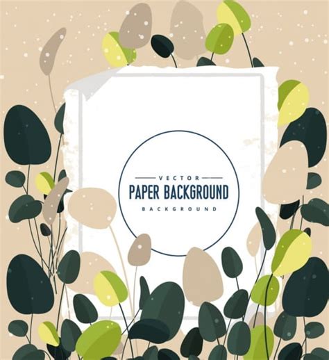 무료 다운로드 종이 배경 나뭇잎 아이콘 장식 Eps Ai Uidownload