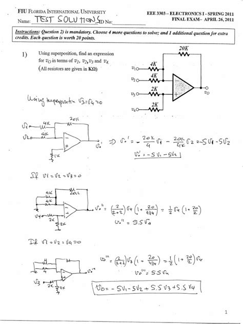 Final Exam Solutions Pdf