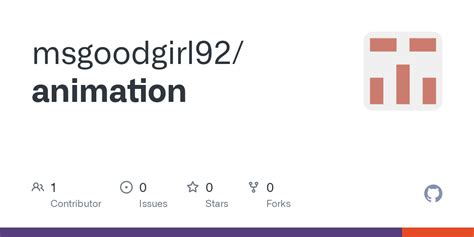 GitHub Msgoodgirl Animation