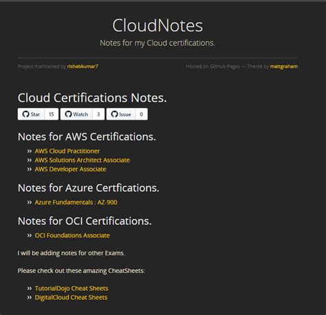 GitHub Rishabkumar7 CloudNotes Notes For My Cloud Certifications
