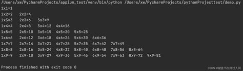Python分别使用for、while实现打印九九成法表利用python的两种循环打印九九加法表选择两种for For或 While While进行 Csdn博客