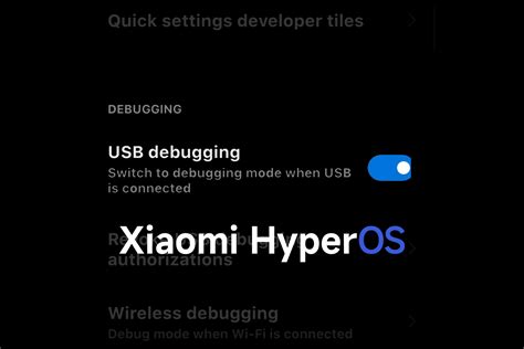How To Enable USB Debugging Mode On HyperOS