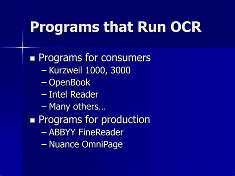 Ppt Advanced Ocr With Omnipage And Finereader Powerpoint Presentation