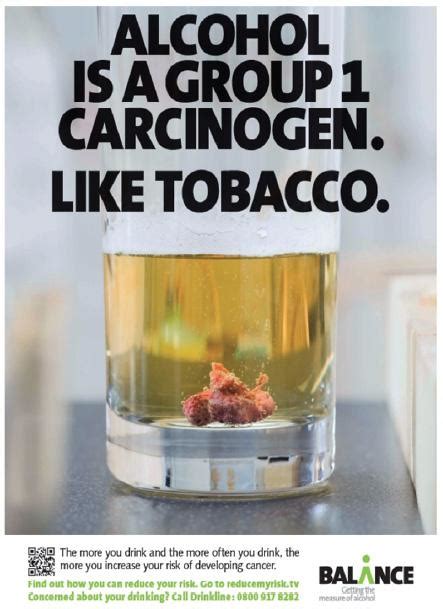 Alcohol Is A Group 1 Carcinogen Like Tobacco [2003] R Propagandaposters