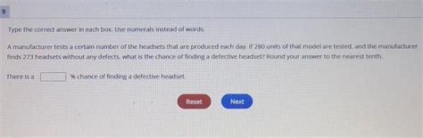 Answered 9 Type The Correct Answer In Each Box Use Numerals Instead
