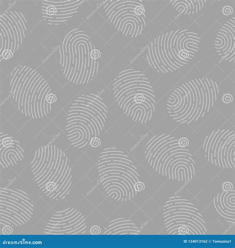 Seamless Fingerprint Pattern Stock Vector Illustration Of Access Passport 134013162