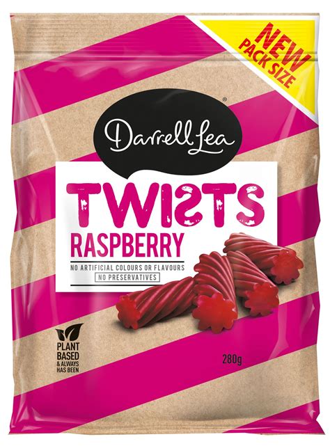 Liquorice Twists Raspberry Glader Confectionery Liquorice Twists Raspberry Glader Confectionery