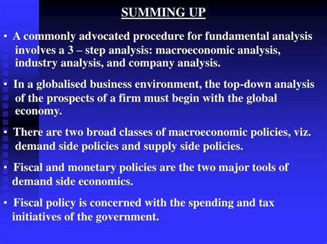PPT Chapter MACROECONOMIC AND INDUSTRY ANALYSIS PowerPoint Presentation ID