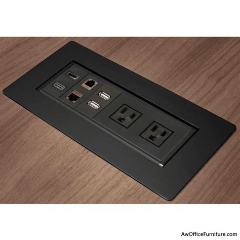 Conference Table Insert Data Power Module Ready To Ship