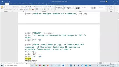 Numpy In Tamil Day 06 Part 1 2021 11 29 Youtube