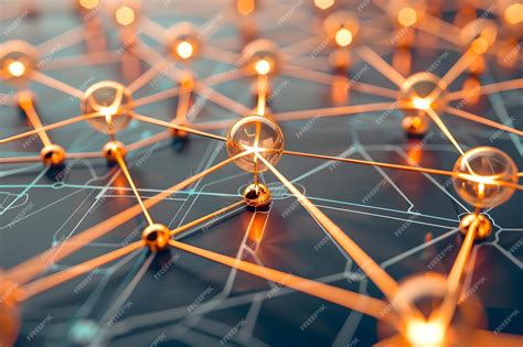 Premium Photo Visual Representation Of Interconnected Nodes Illustrating Global Network