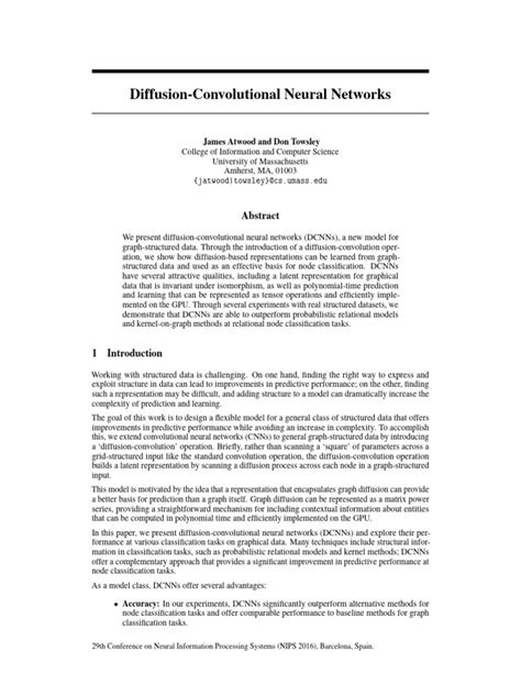 diffusion convolutional neural networks pdf artificial neural network applied mathematics