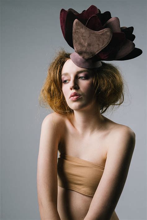 Portrait Of A Feminine Fashion Model With Hat By Stocksy Contributor Urs Siedentop And Co
